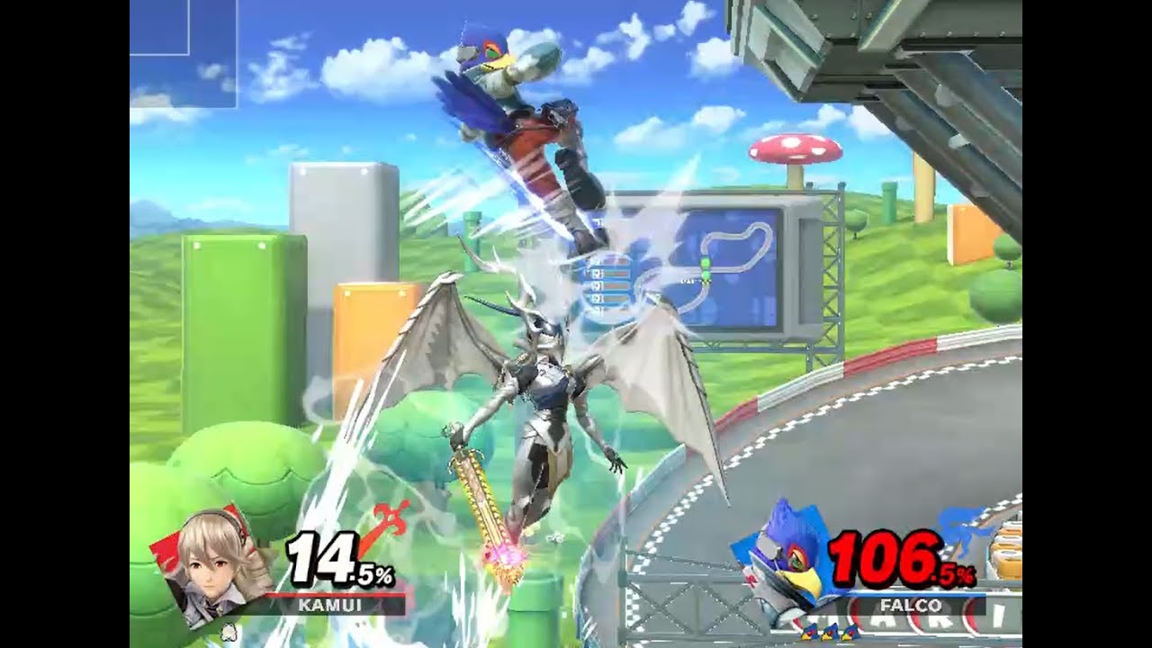 [スマブラSP][復帰阻止される][戦闘580万] Falco(ファルコ) vs Corrin(カムイ) (10/16/2022)-3 ...