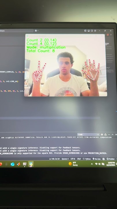 Real-Time Hand Gesture Recognition and Arithmetic Operations Using OpenCV and MediaPipe (Demo ...