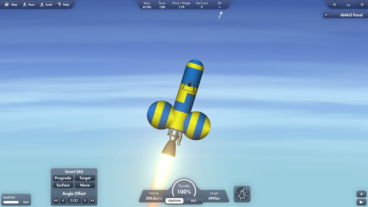 The goofiest rocket ever (SFS) - YouTube
