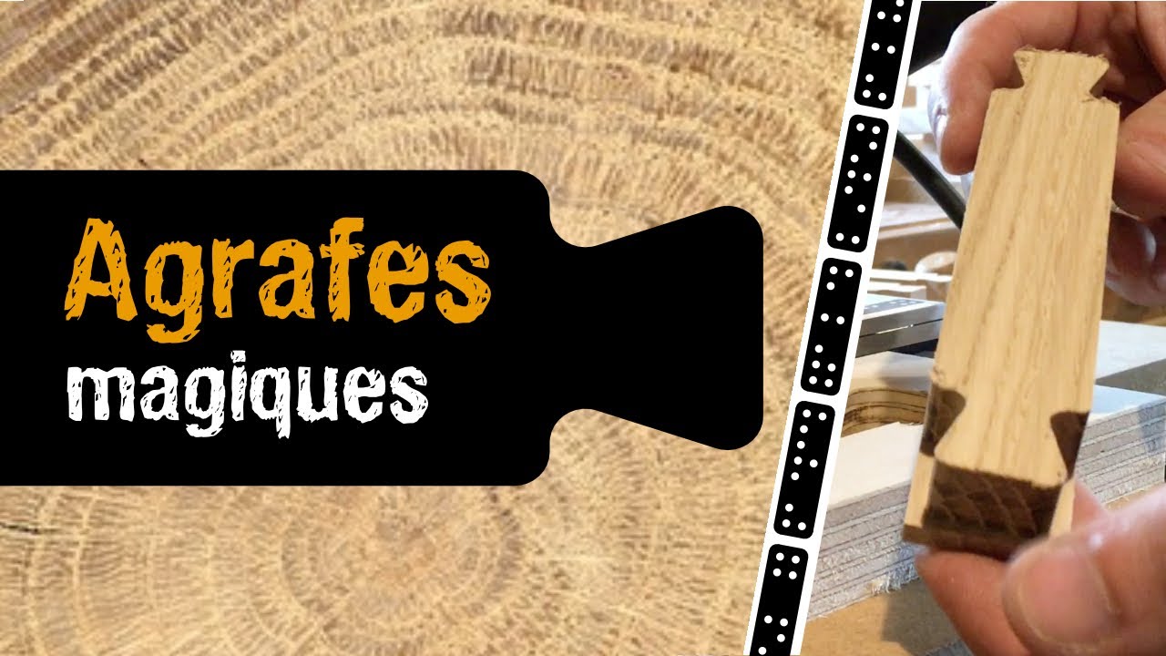 Les petites AGRAFES en chêne - YouTube