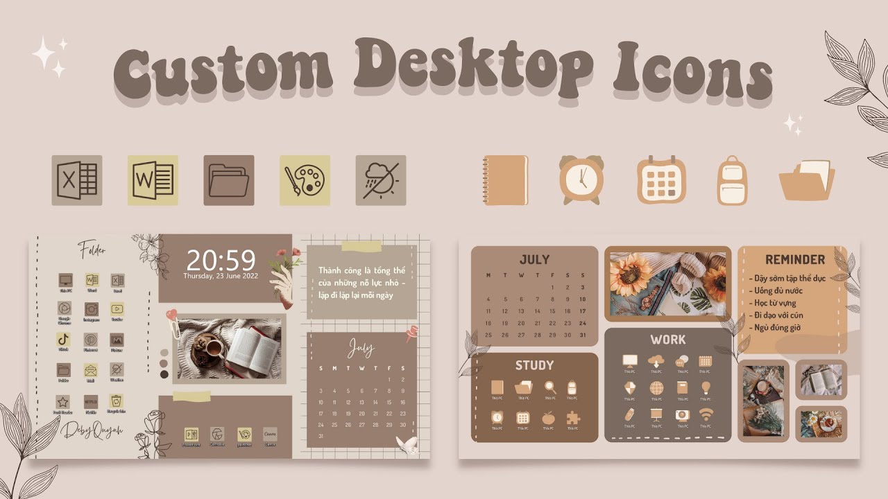 Hướng dẫn thiết kế icon bằng Canva | Thay đổi icon trên máy tính Win 10 ...
