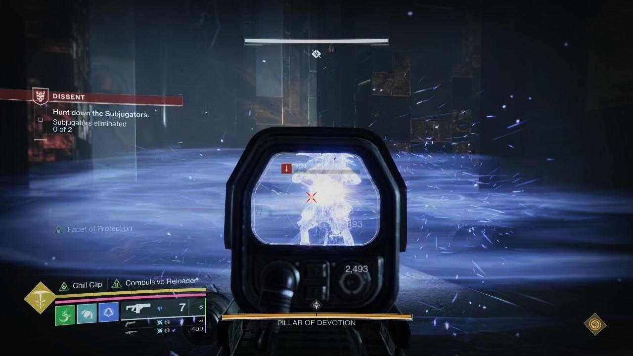 Dissent Mission Legendary Final Boss with Prismatic Hunter - Destiny 2 ...