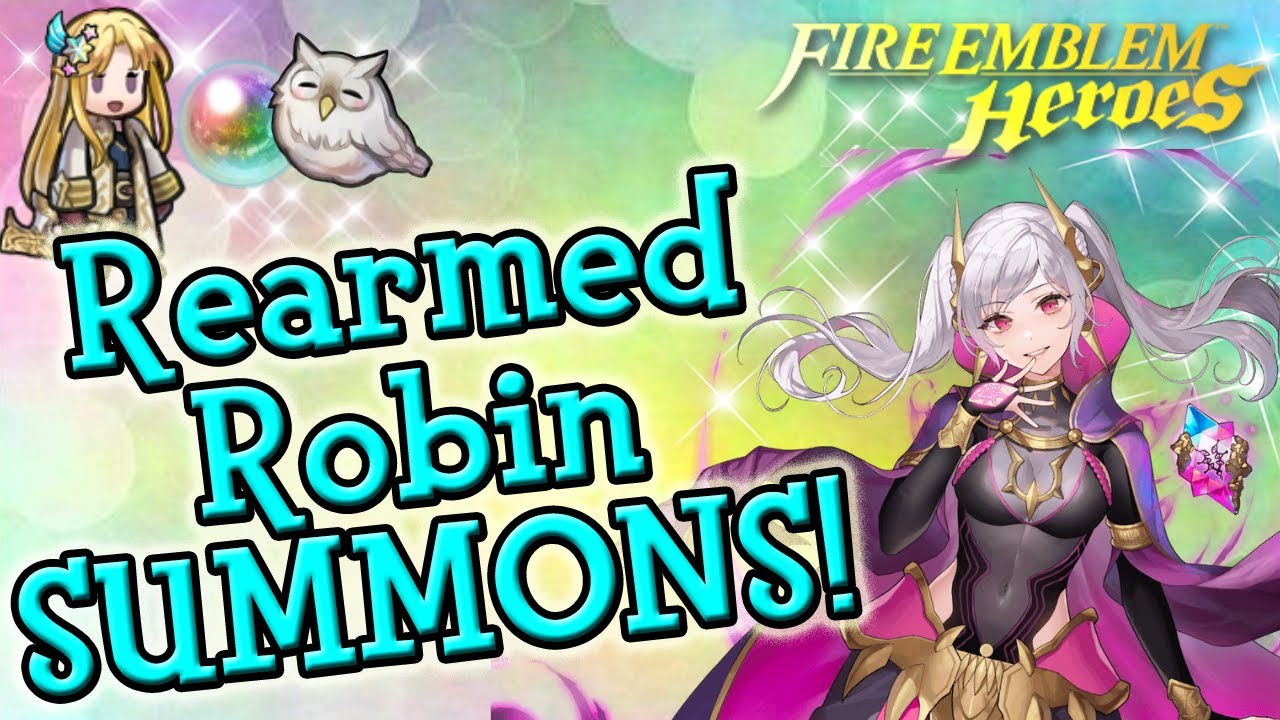 Fire Emblem Heroes: Rearmed Robin and Ascended Eir Summons! - YouTube