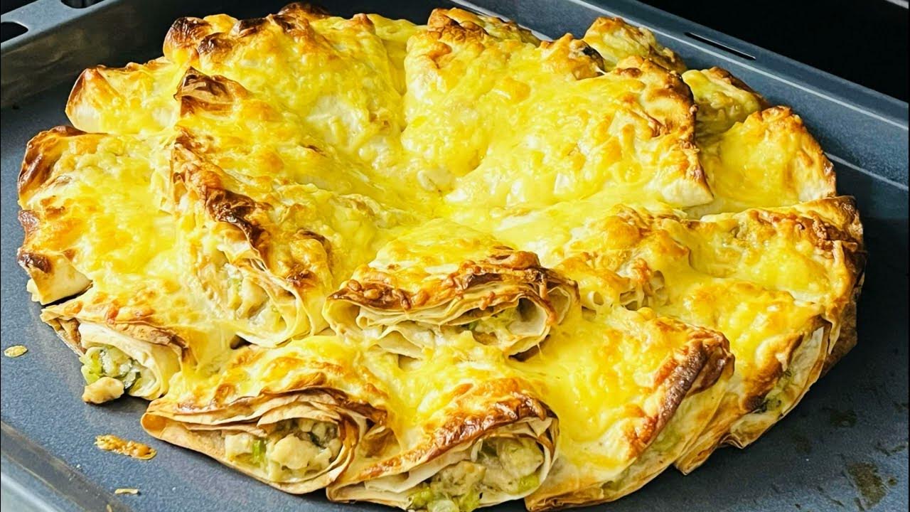 За 15 минут Вкуснятина на Ужин Самый Сочный Лаваш Рецепт покорил всех