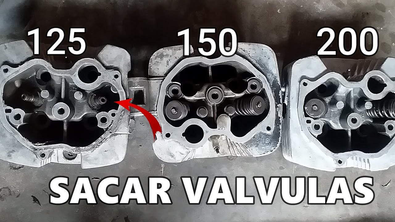 COMO SACAR LAS VALVULAS DE MI MOTO FACIL - YouTube