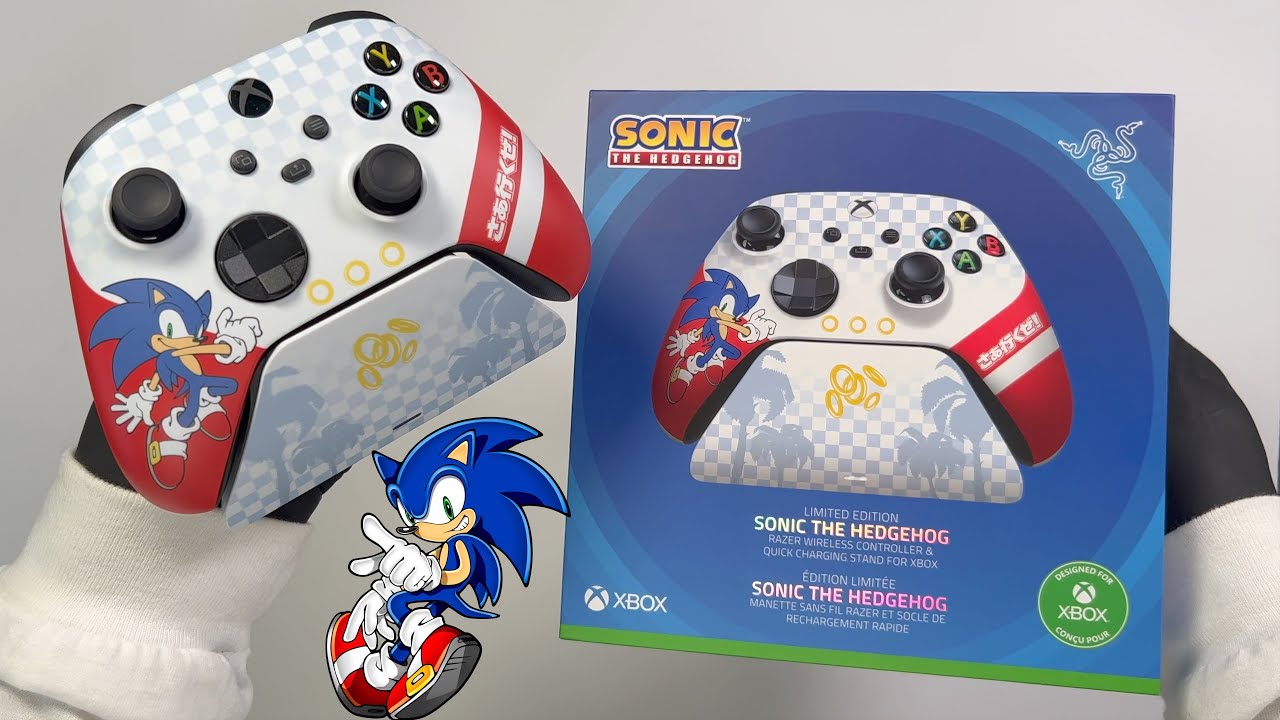Sonic The Hedgehog Razer Wireless Controller Quick Charging 57 Off