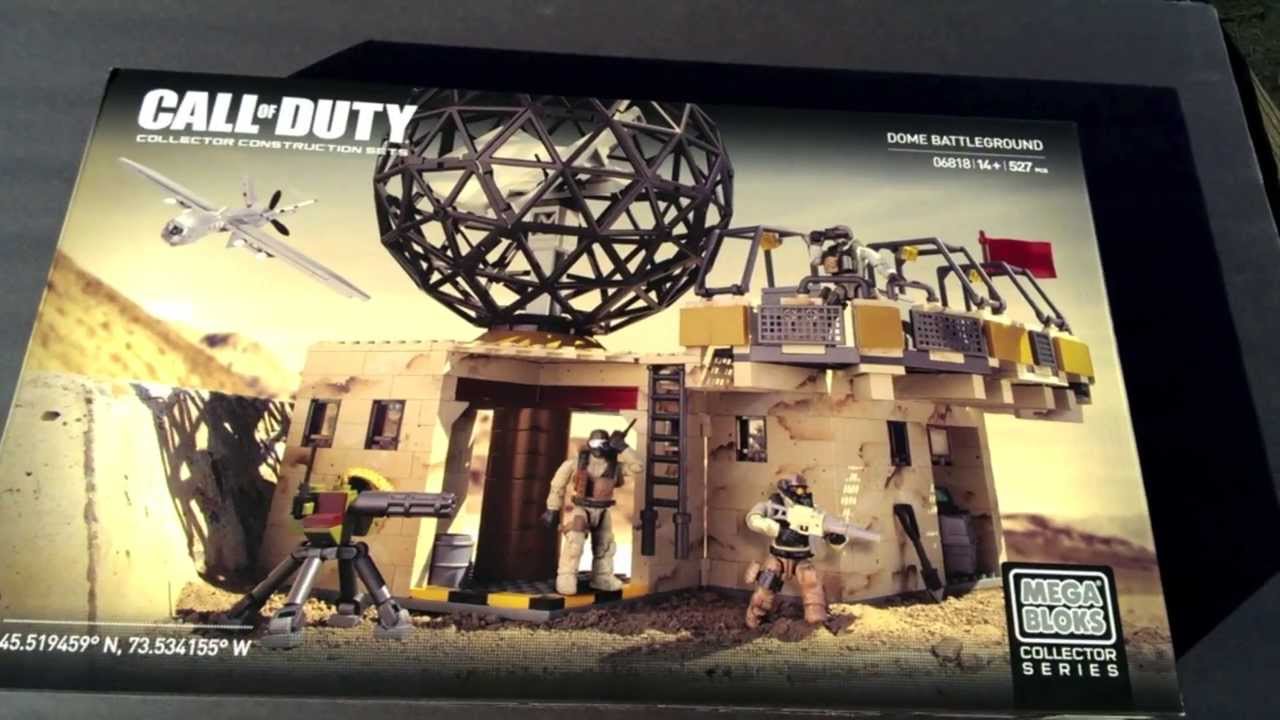 Mega Bloks Call of Duty Dome Battleground set #06818 Teaser - YouTube