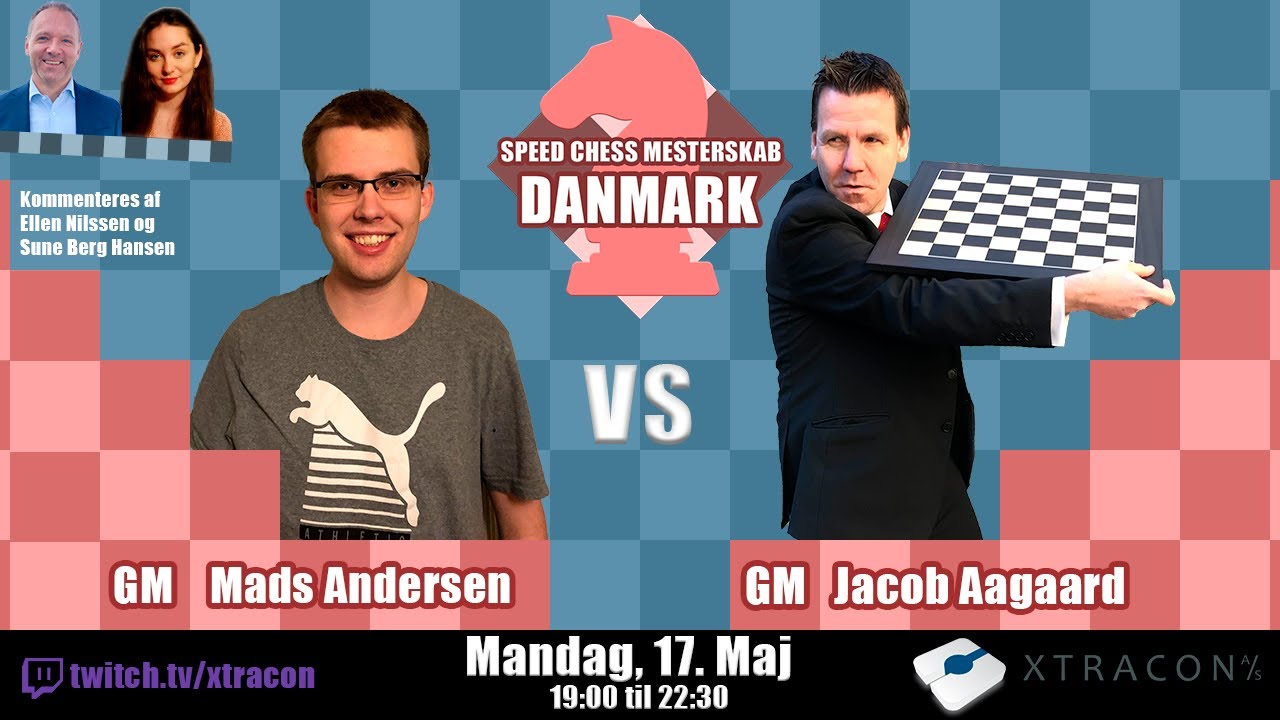 GM Mads Andersen - GM Jacob Aagaard | Speed Chess Mesterskab - Danmark ...