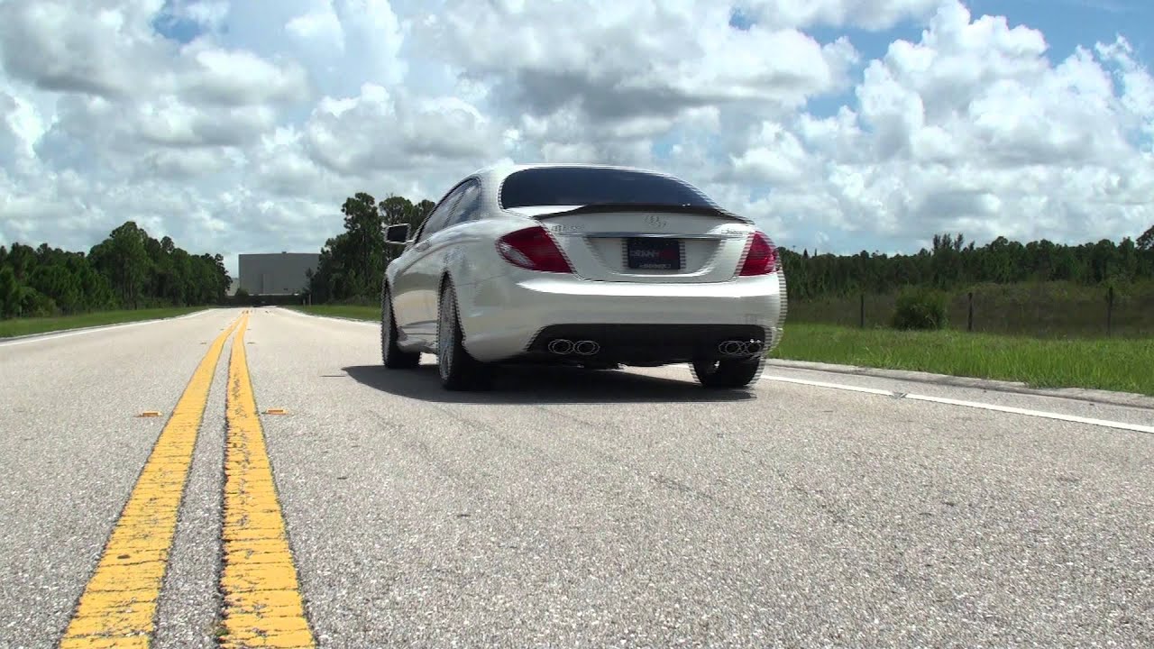 RENNtech CL 63 Long Tube Headers - YouTube