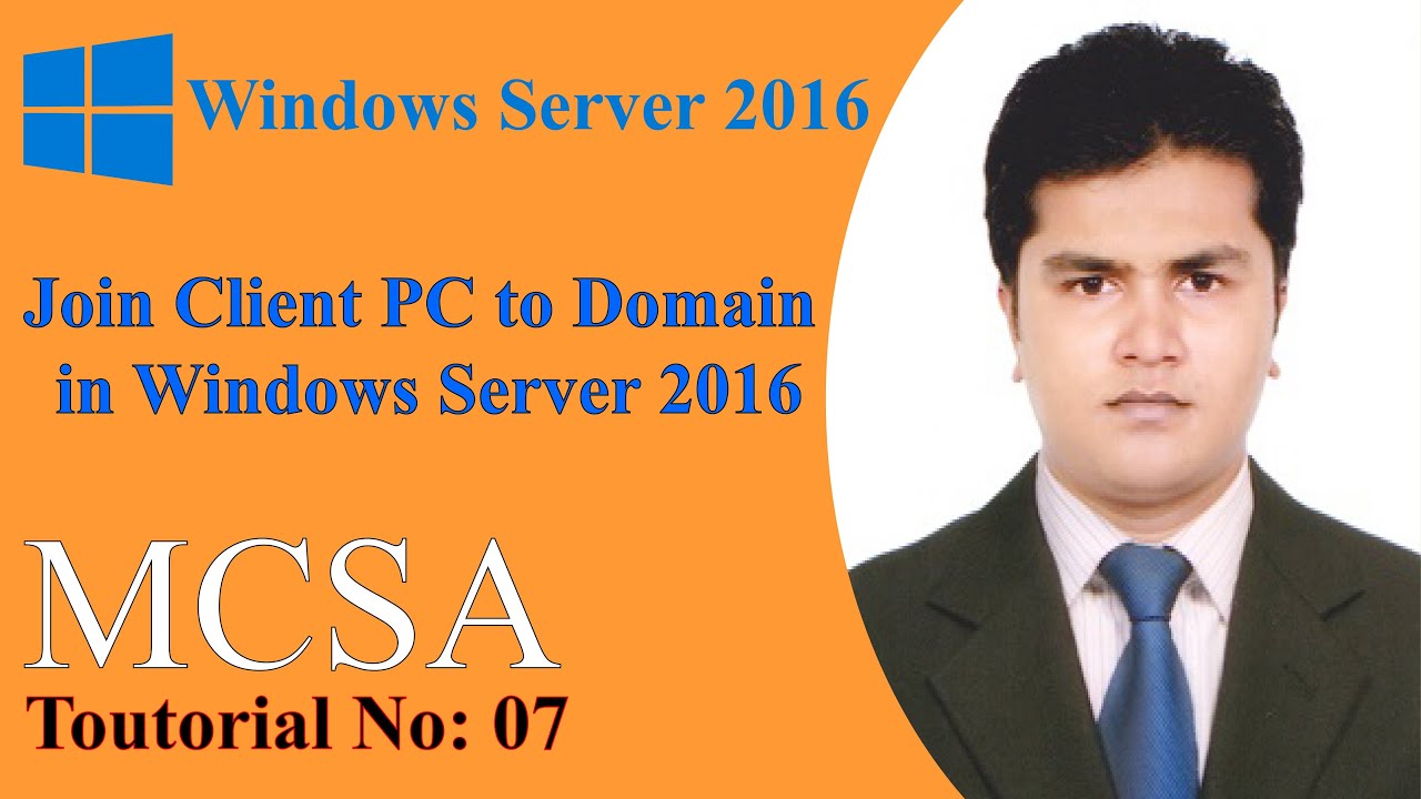 How to Join Windows 7 PC to Domain Windows Server 2016 - YouTube