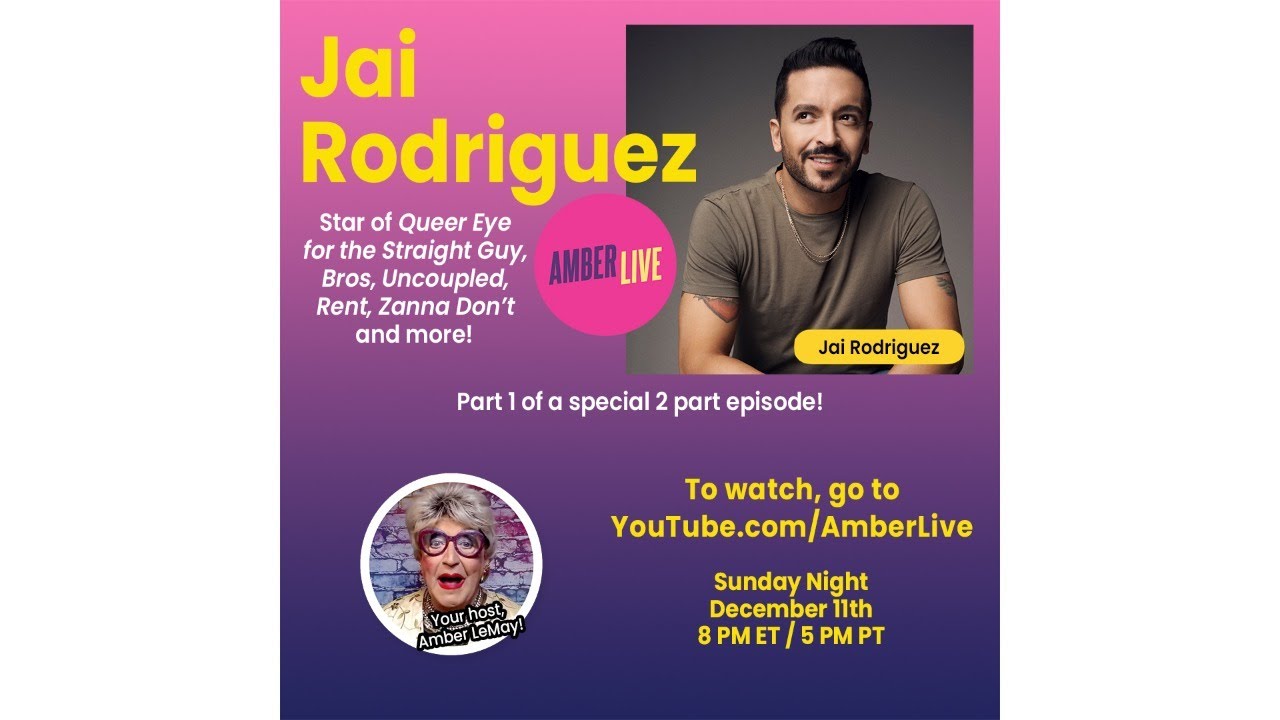 Jai Rodriguez Part 1! Promo for Episode 133 - YouTube