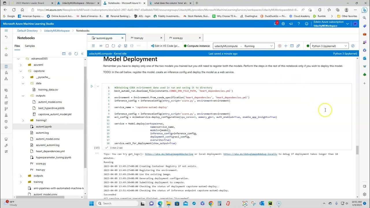 Create an AutoML model and deploy using Azure SDK - YouTube
