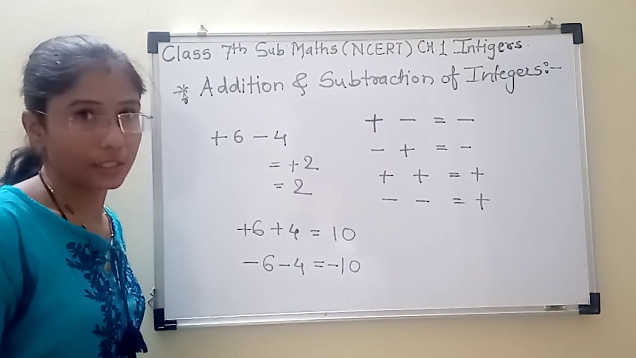 class 7 Properties of Integers Maths - YouTube