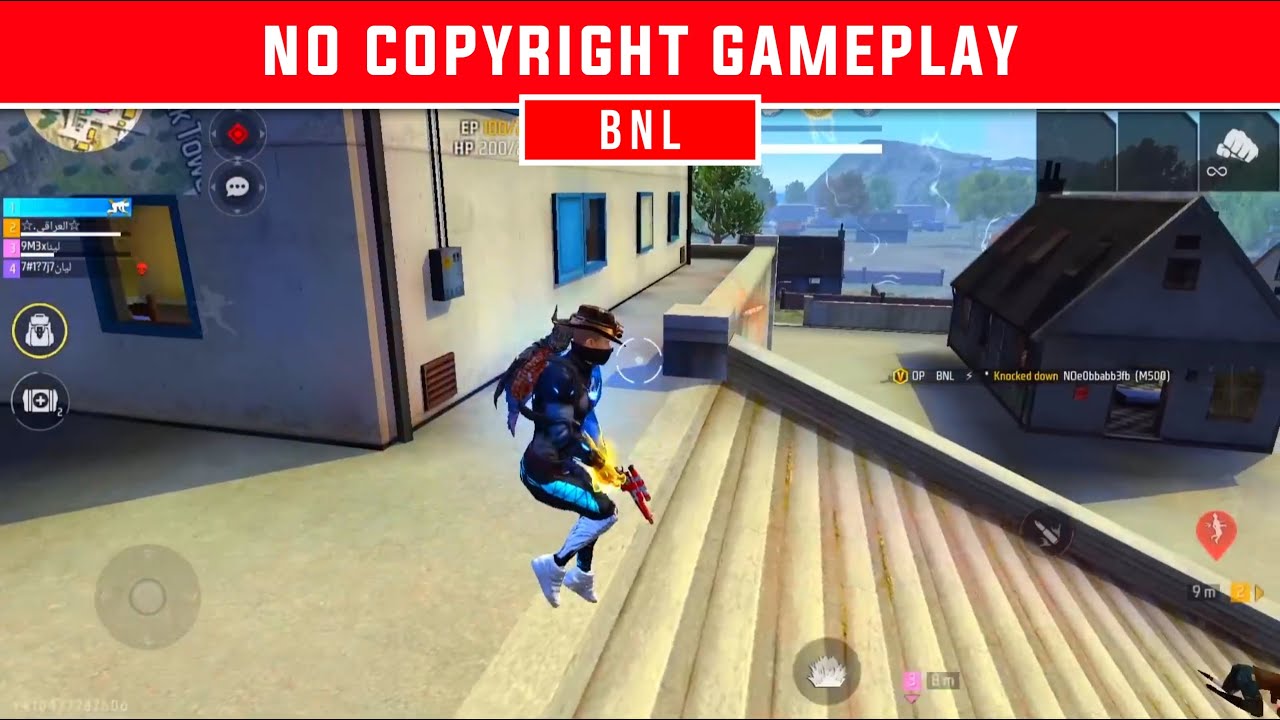 Free Fire No Copyright Gameplay | Free Fire Gameplay Without Copyright ...