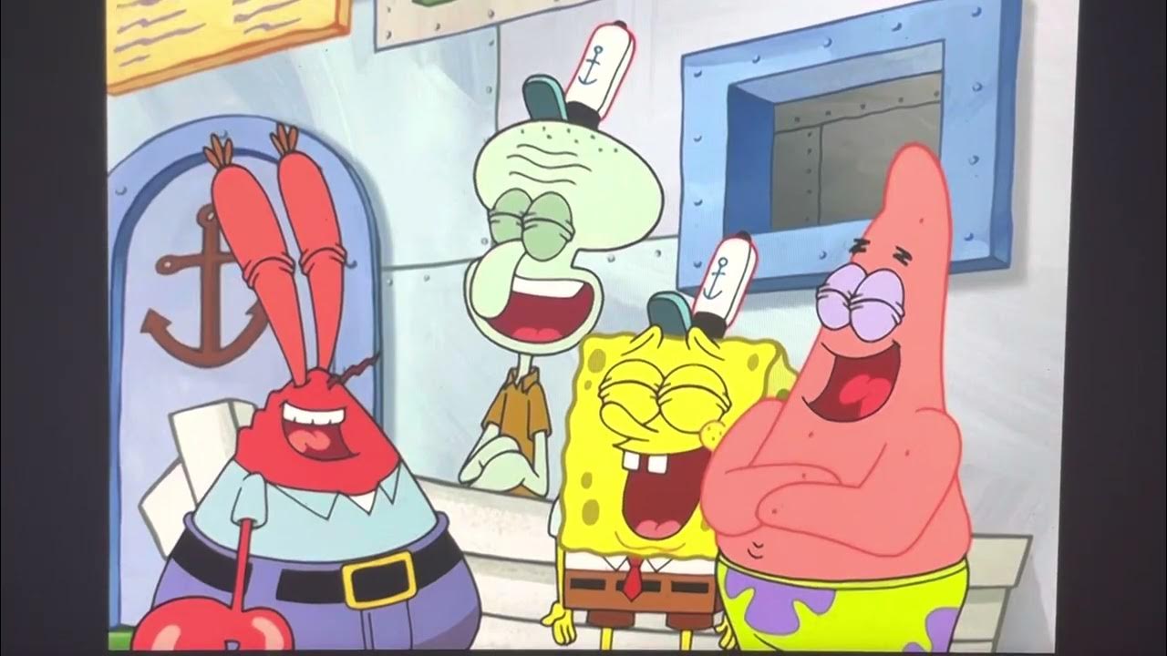 SpongeBob, Patrick, Mr. Krabs and Squidward laughing - YouTube