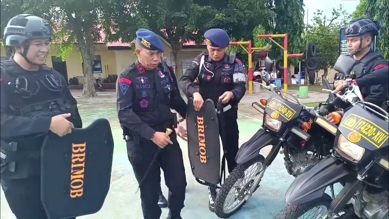 APEL PEMBERANGKATAN PASUKAN BRIMOB PAREPARE - YouTube