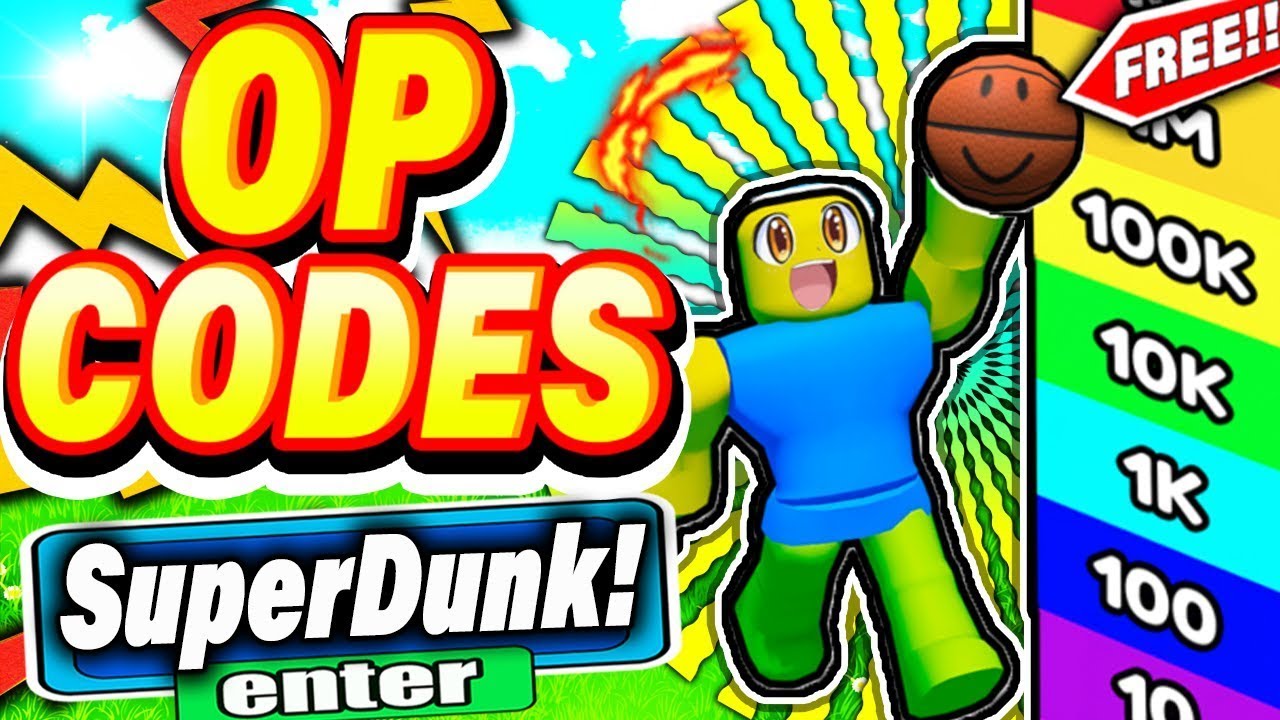 ALL NEW *SECRET CODES* IN ROBLOX SUPER DUNK (new codes in roblox Super Dunk) NEW - YouTube