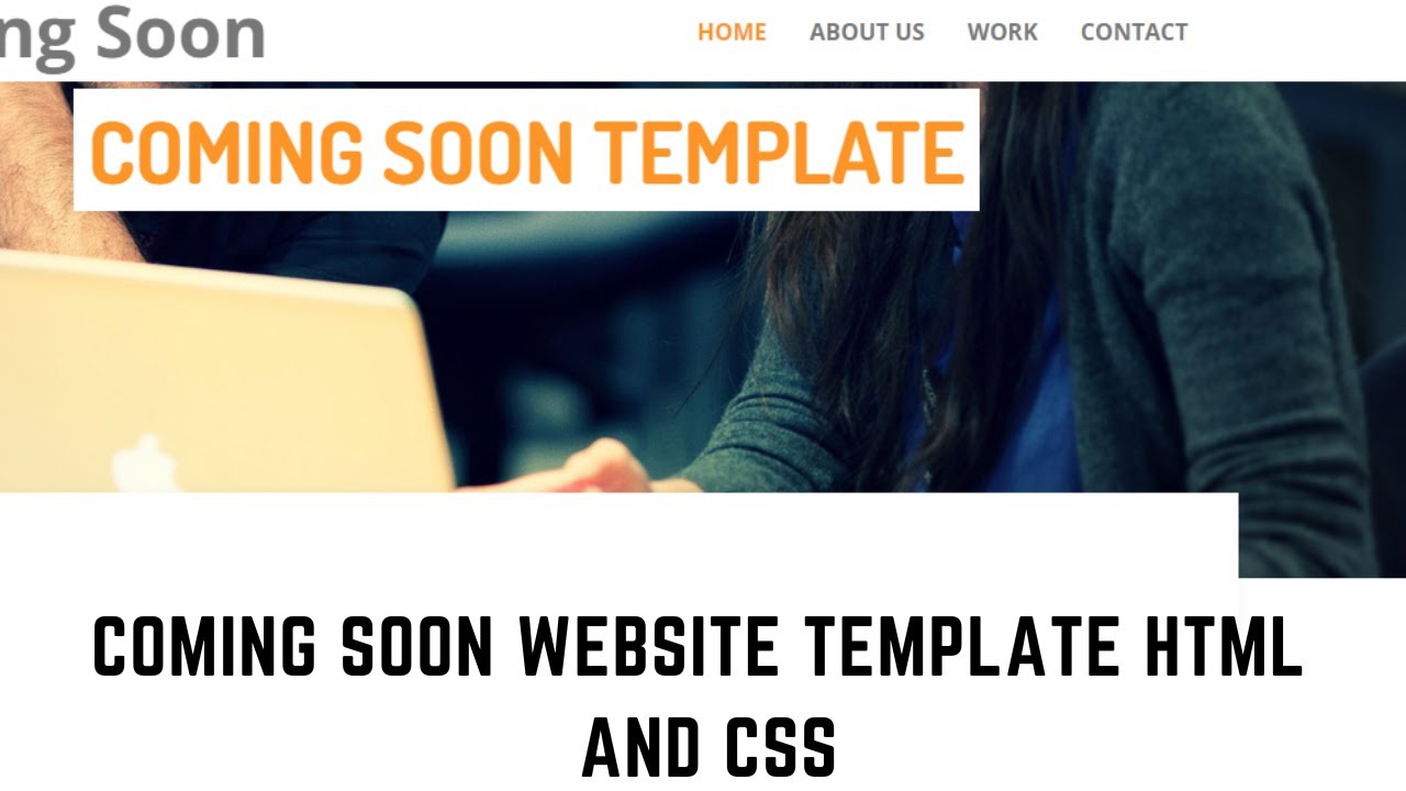 How To Make A Coming Soon Template By Using Html Css And Javascript 6477