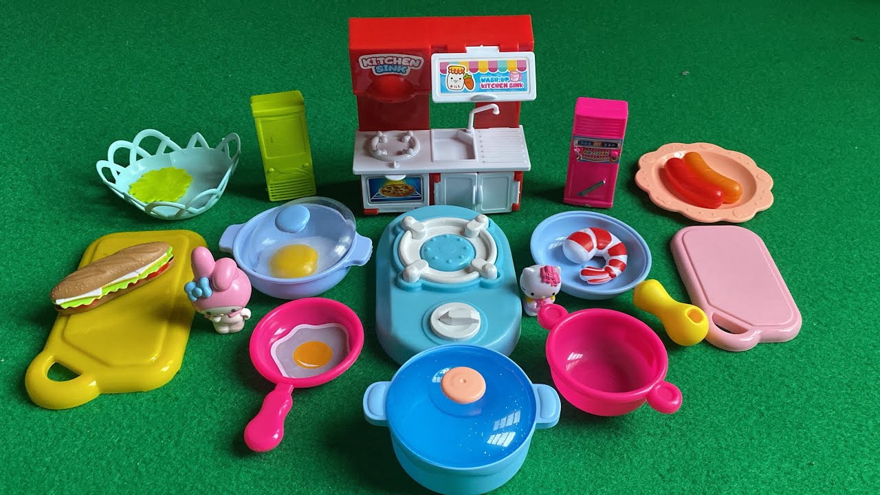 3 Minutes Satisfying with Unboxing Cooking Toys Hello Kitty Kitchen ...