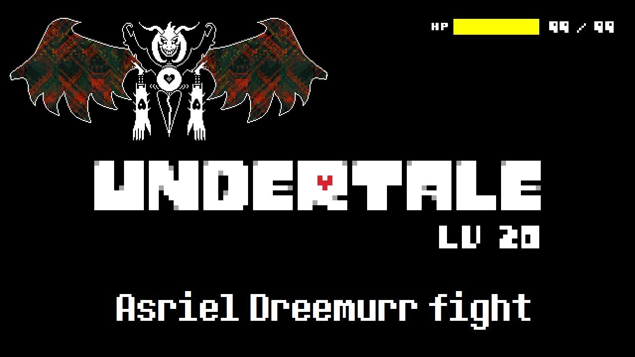 Undertale - LV 20 Asriel Dreemurr - YouTube