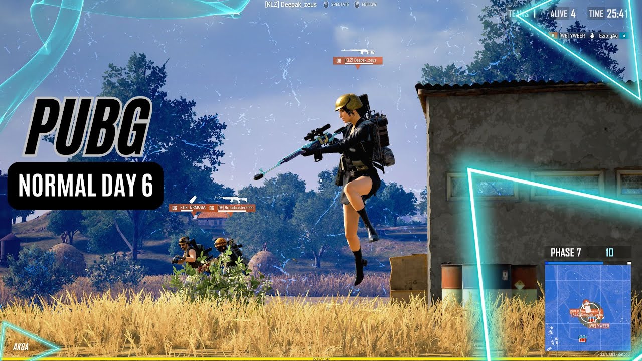 PUBG NORMAL DAY 6 - YouTube
