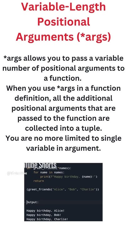 What are args in #python Python #shorts #args - YouTube