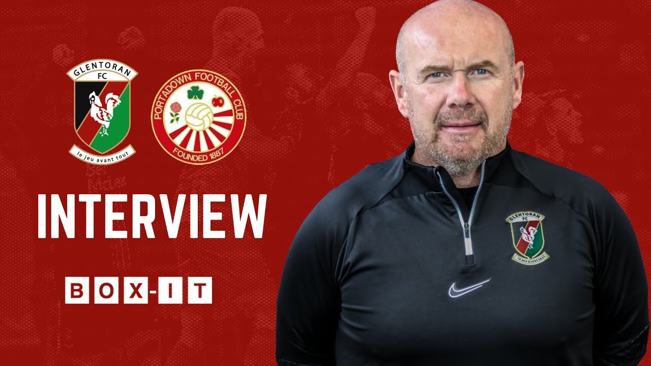 Interview | Tim McCann - Post Match Portadown Irish Cup [0-3] - YouTube