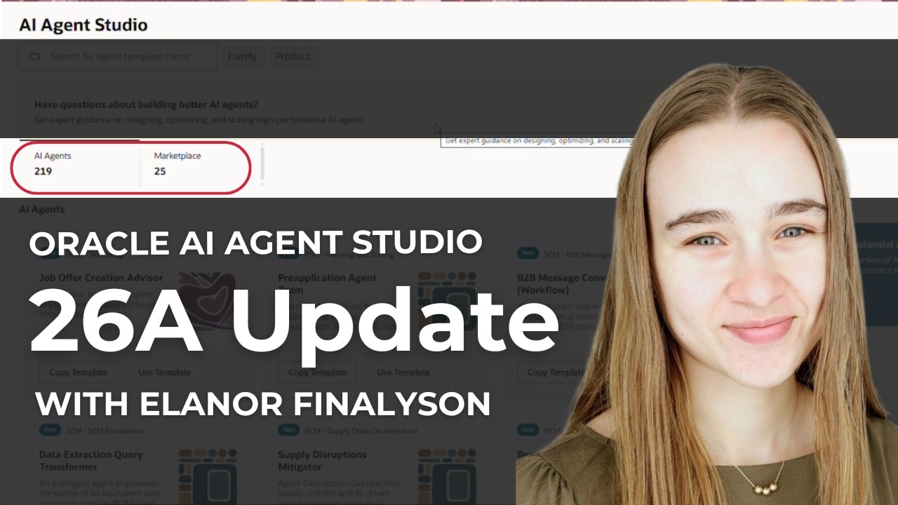 Oracle AI Agent Studio 26A Update: New Out-of-the-Box Agents, Teams ...
