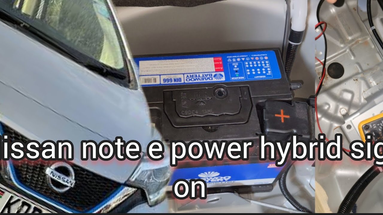 #Nissan Note E power hybrid sign ON Codes #P0A1B P324D P3178 P3176 ...