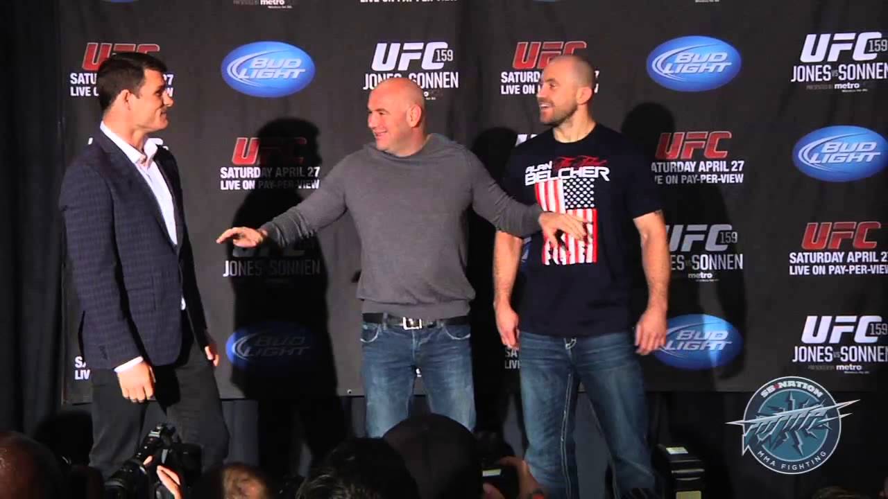 UFC 159: Jones vs. Sonnen Face-Offs - YouTube