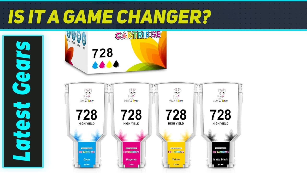 Miss Deer 728 Ink Cartridges: The Ultimate Compatible for HP DesignJet ...