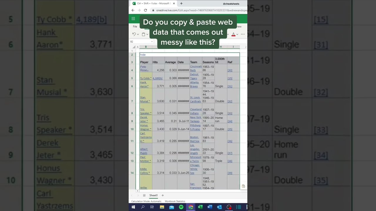 What Does Ctrl Shift V Do excel YouTube What Does Ctrl Shift V Do excel YouTube