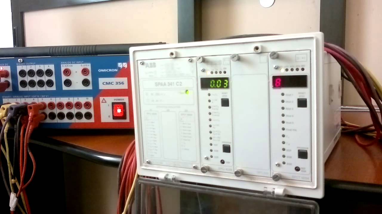 Ensayo rele SPAA 341 C2 - YouTube