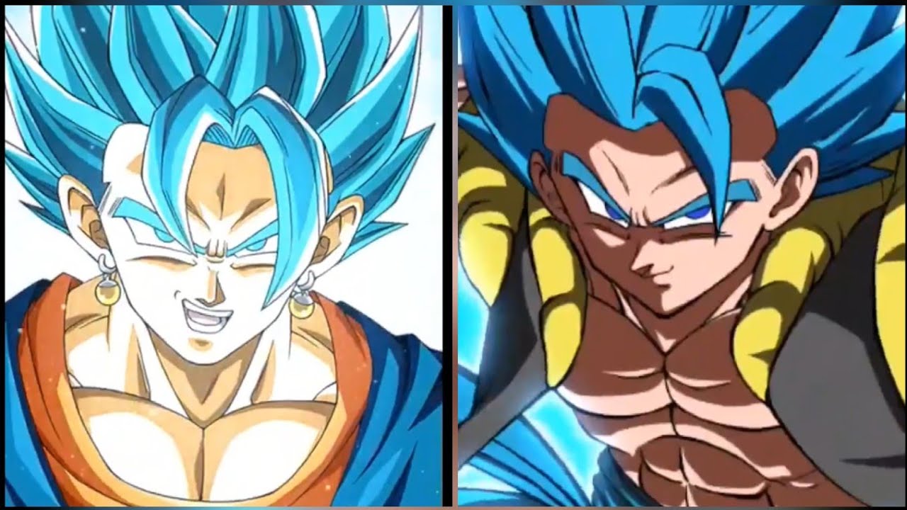 LR GOGETA BLUE AND LR VEGITO BLUE VOICED TRANSFORMATION ANIMATIONS ...