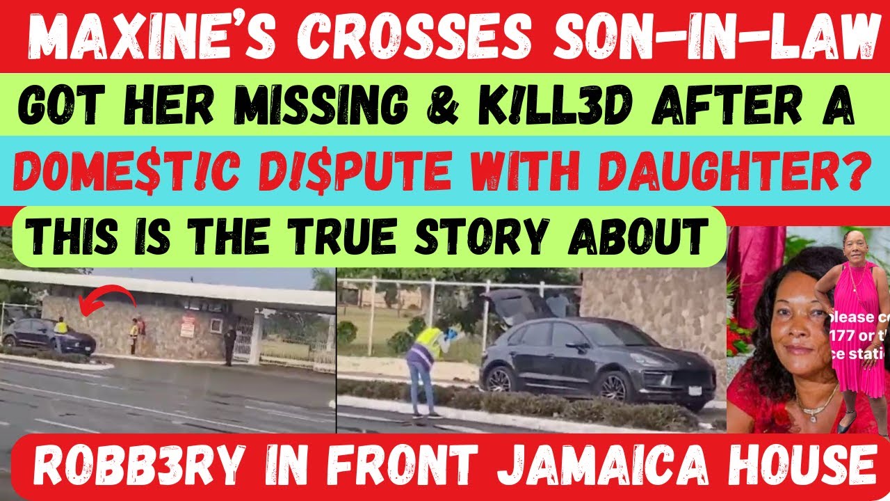MAXINE’S CROSSES Son-In-LAW Got Her MISSING-N-K!LL3D After D0ME$T!C-D ...