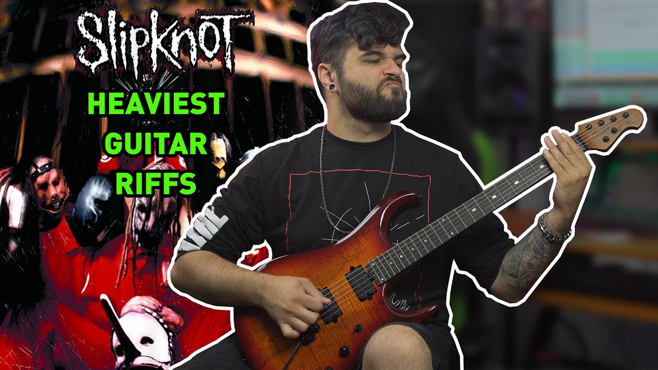 SLIPKNOT Heaviest Guitar Riffs (Self-Titled Album) - YouTube