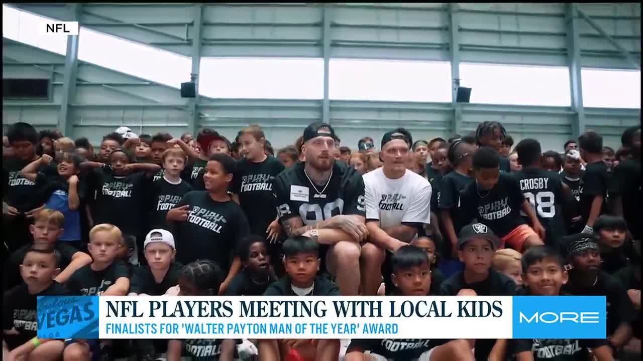 NFL players meeting with local Boys & Girls Club kids - YouTube