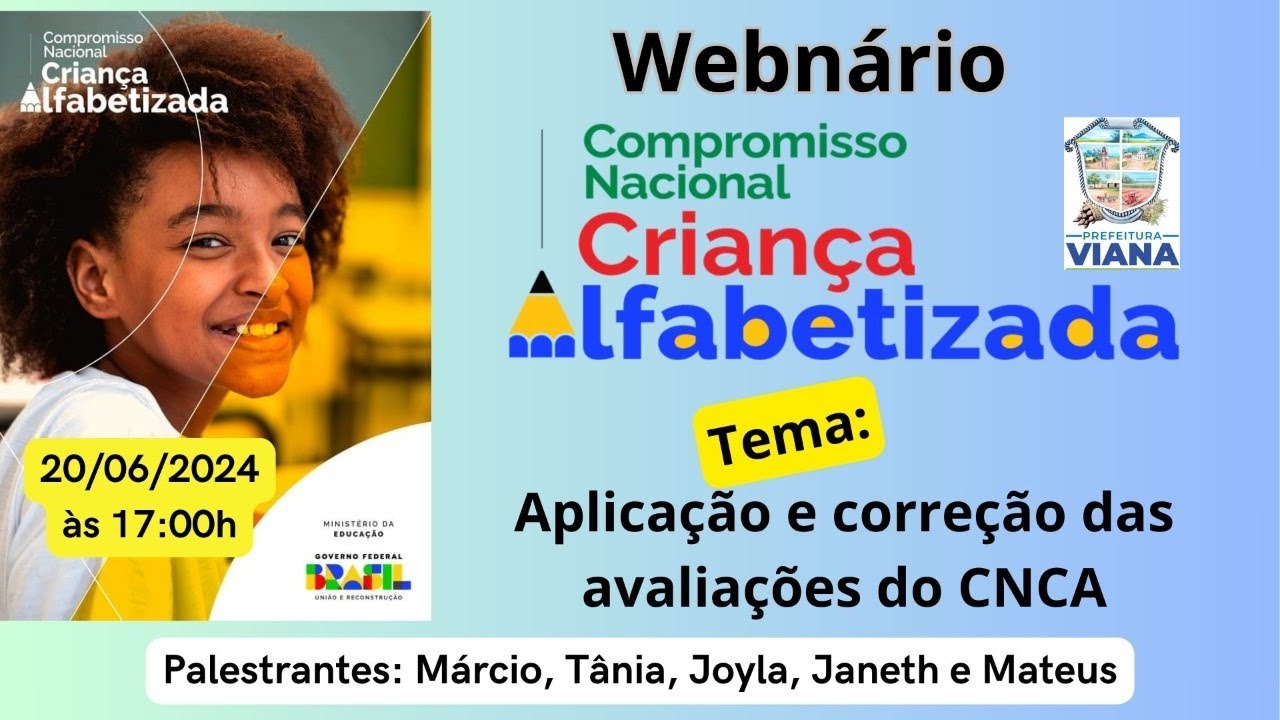 Webinário - Aplicação e correção das avaliações do CNCA. - YouTube