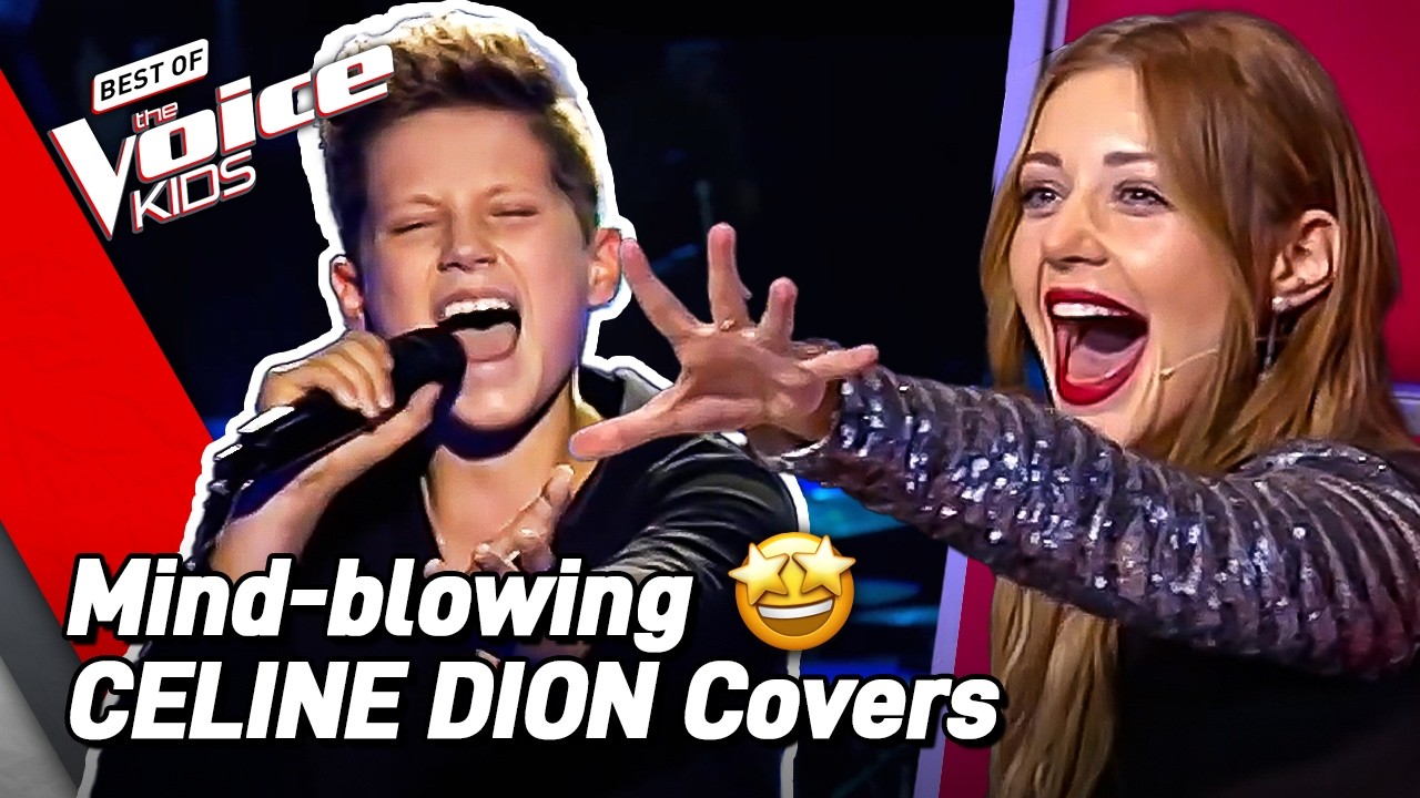 Most ICONIC Céline Dion Covers on The Voice Kids - YouTube
