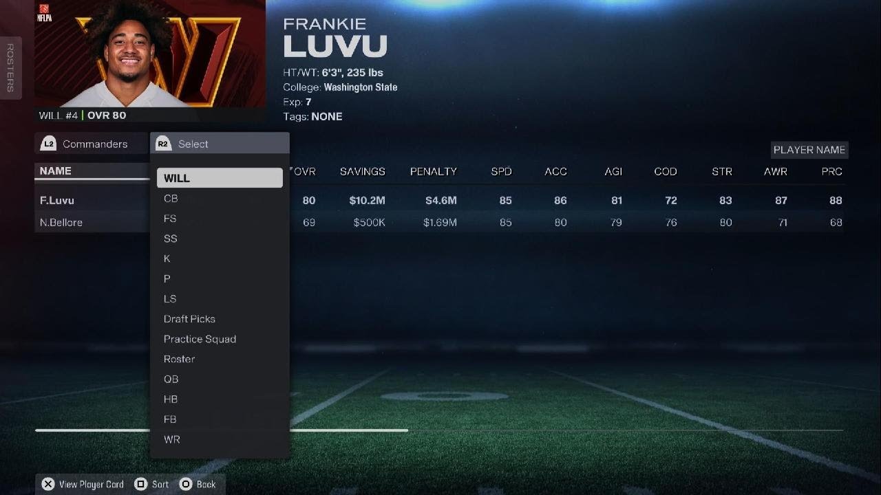 Madden NFL 26_Roster edit - YouTube