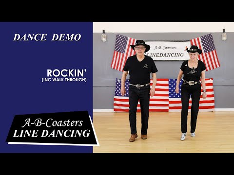 ROCKIN' - Line Dance Demo & Walk Through - YouTube