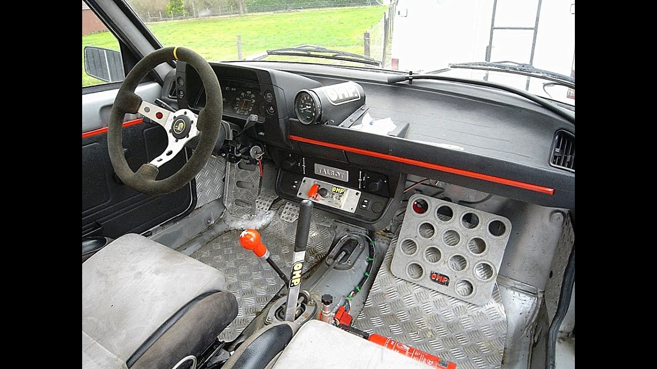 Talbot Samba " Rallye " - Turbo Version (habitacle) - YouTube