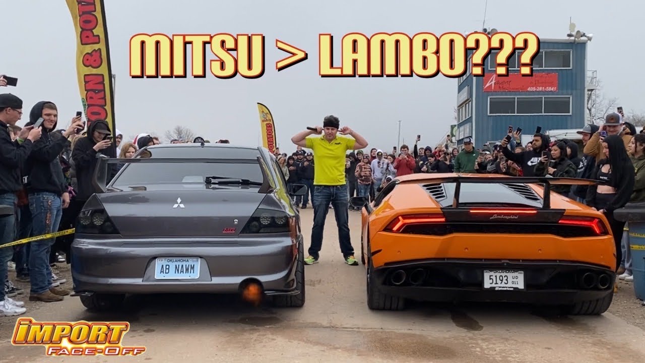 2 Step / Rev Battle IFO Oklahoma 2023 with Lambo vs Mitsubishi vs Honda ...