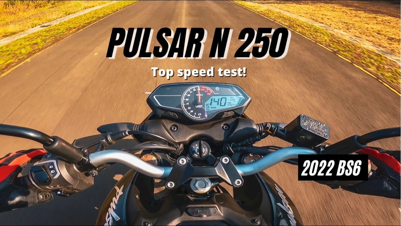 BAJAJ PULSAR N250 TOP SPEED TEST | - YouTube