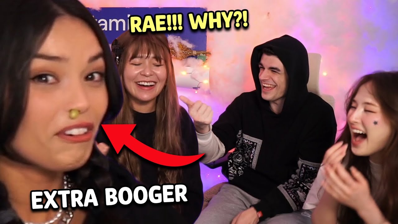Unhinged Valkyrae Eats a Booger Bean with Extra Real Booger - YouTube