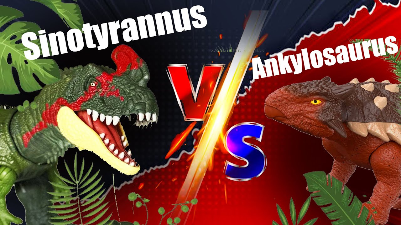 Dinosaur Fight Club | Sinotyrannus V/s Ankylosaurus - YouTube