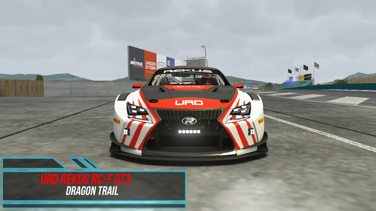 URD REKUS RC F GT3 - Dragon Trail Raceway / Assetto Corsa. - YouTube