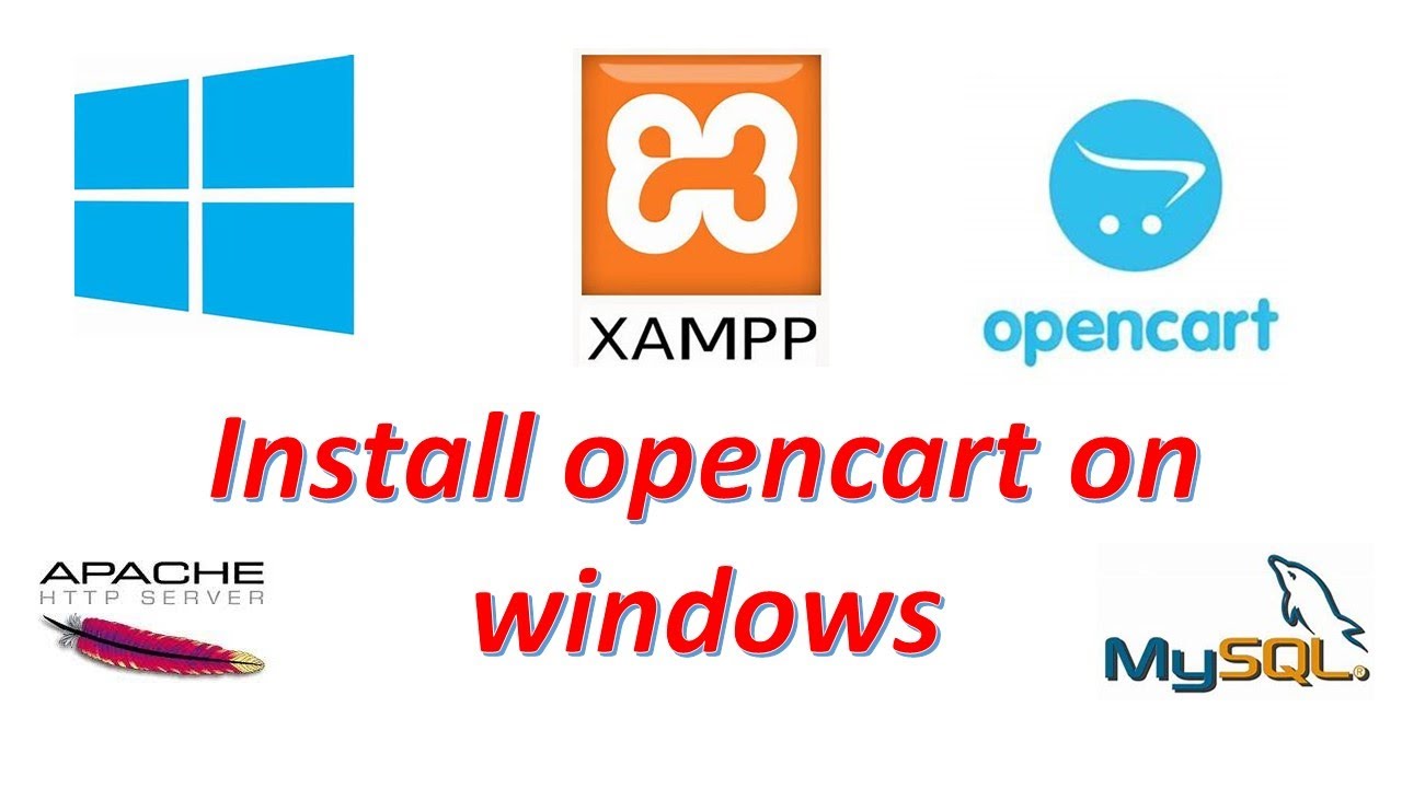 How To Install The Opencart On Windows With Xampp Techiezero Youtube