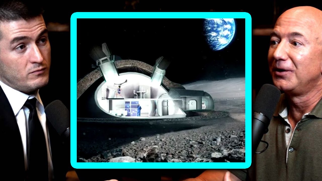 Jeff Bezos on colonizing the Moon | Lex Fridman Podcast Clips - YouTube