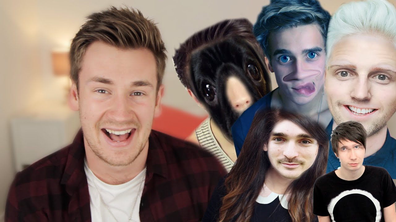 PHOTOSHOPPING YOUTUBERS FACES - YouTube